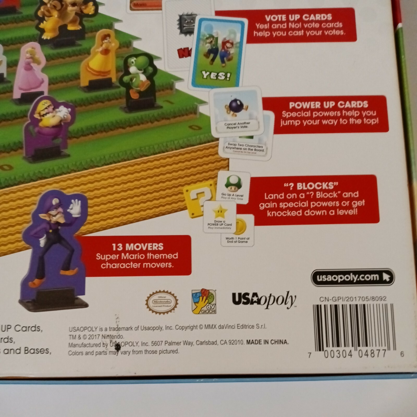 Nintendo Super Mario Level up Board Game 2017 USAopoly for sale online ...