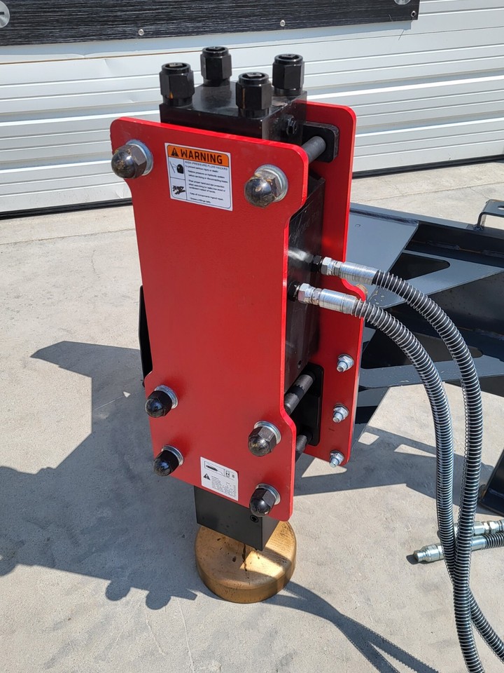 680 Energy Hydraulic Post Driver Skid Steer Attachment Bobcat CAT | eBay