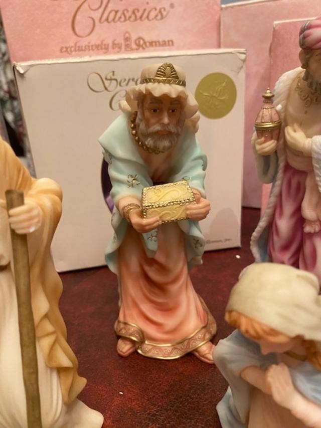 SERAPHIM NATIVITY 14 PIECE SET - COMPLETE - w/BOX (IBG) | eBay