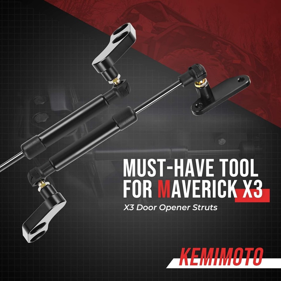 Kemimoto X3 Door Opener Kits Door Shocks Struts Compatible with 2017 ...