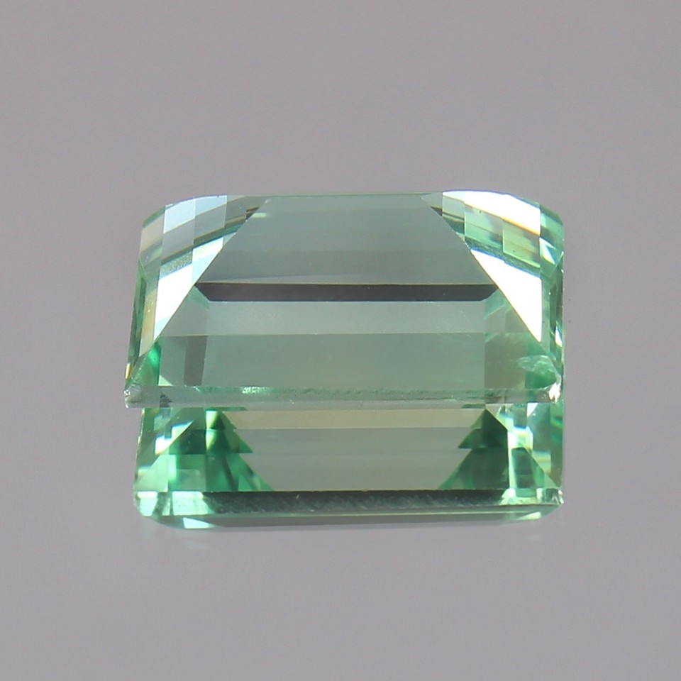 Natural Ceylon Blue-Green Color Parti Sapphire Emerald Cut Loose ...
