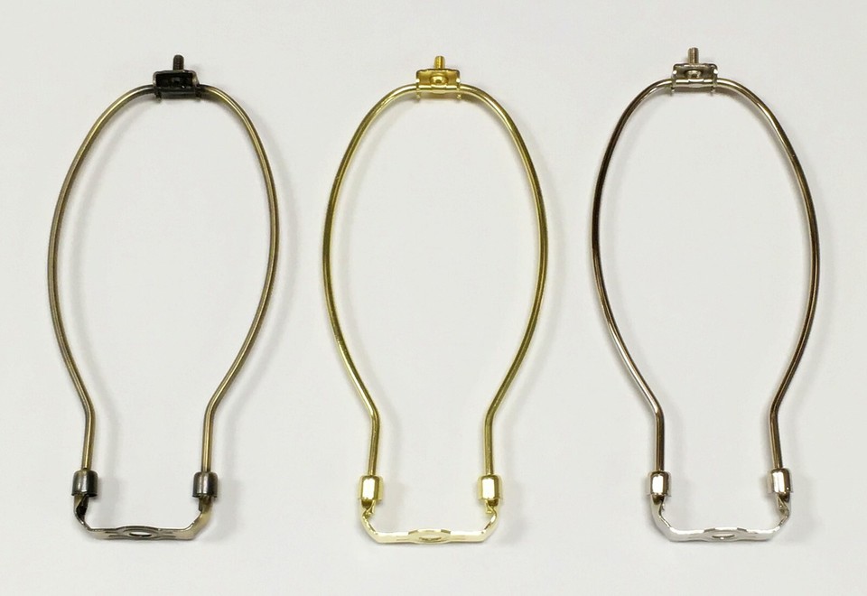 Lamp Parts-Lamp HARP W/Saddle 5" to 12" Heavy Duty 3 Finishes: AB,PB,PN ...