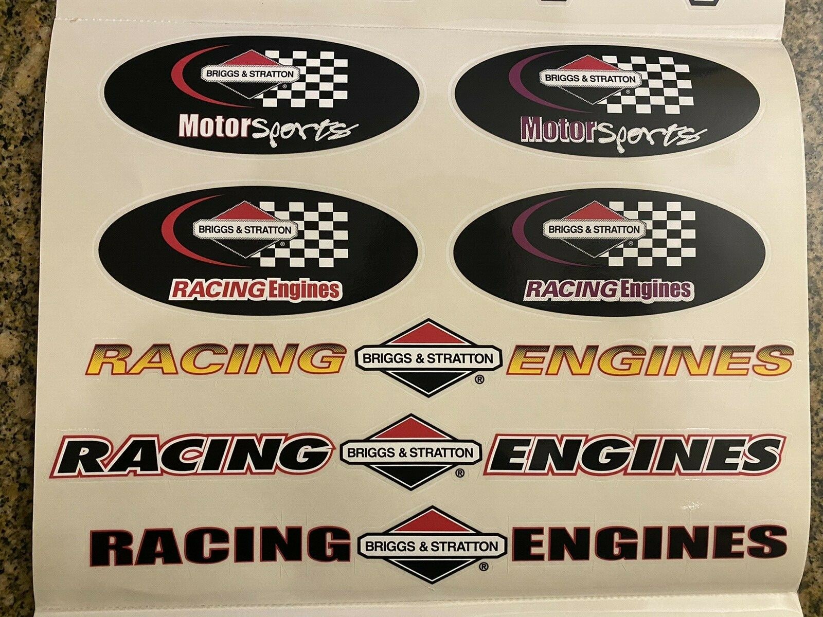 Briggs 5HP Flathead Raptor Animal racing stickers Gokart Gocart 5 HP | eBay