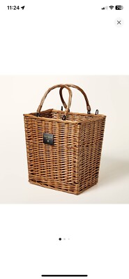 Adult Woven Bicycle Basket Natural - Target x kate spade new york | eBay