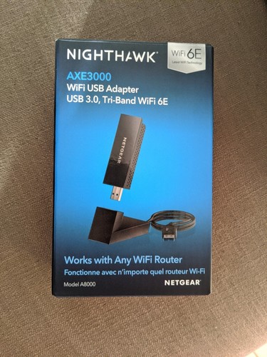 NETGEAR - Nighthawk AXE3000 WiFi USB Adapter Tri-Band 6E - USB 3.0 ...