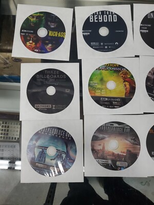 4K Movie Lot- You Choose! UHD, DISC ONLY, NO CASES, NO BLU RAY | eBay