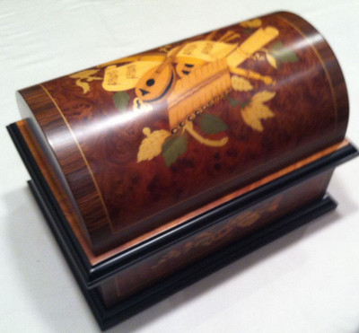 Reuge Music Treasure Chest 4-1/2" Disc Movement Music Box With Set of ...