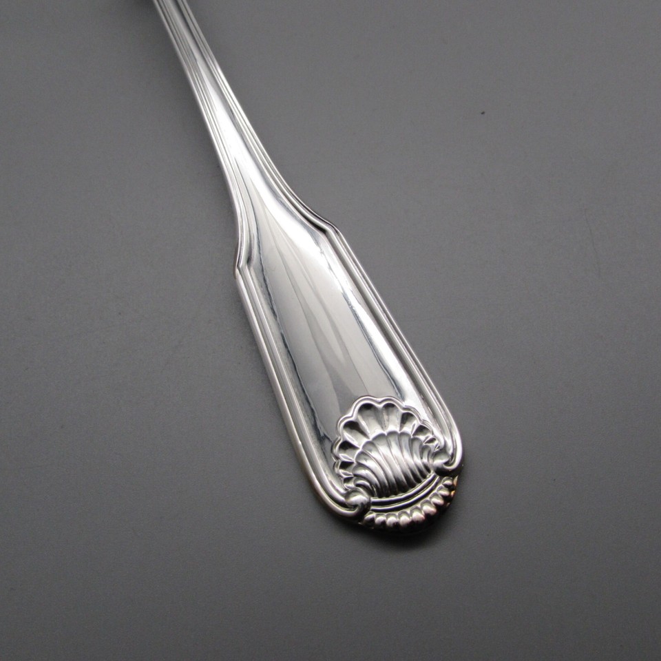Oneida Silverplate Silver Shell Slotted Spoons - Set of Two NOS USA ...