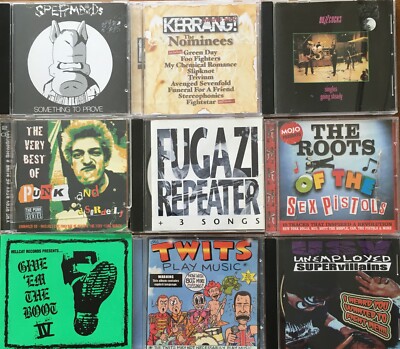 8 CDS of Hardcore Punk - FUGAZI - SPERMBIRDS- BUZZCOCKS - KERRANG ...