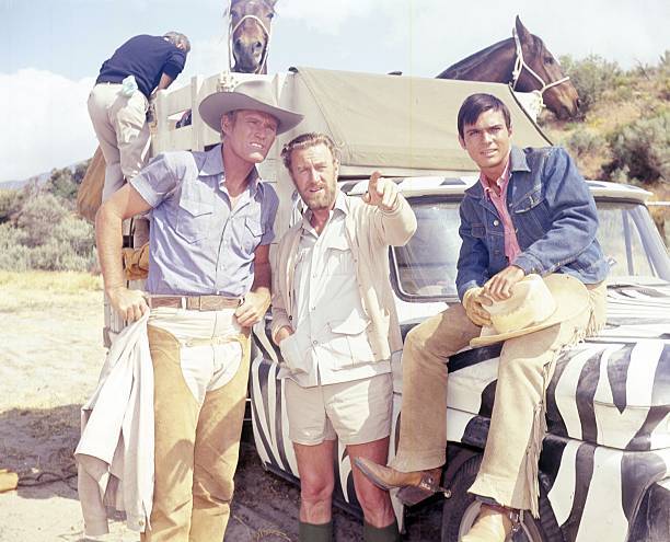 CHUCK CONNORS RONALD HOWARD TODD CLARK Cowboy in Africa 1967 OLD TV ...