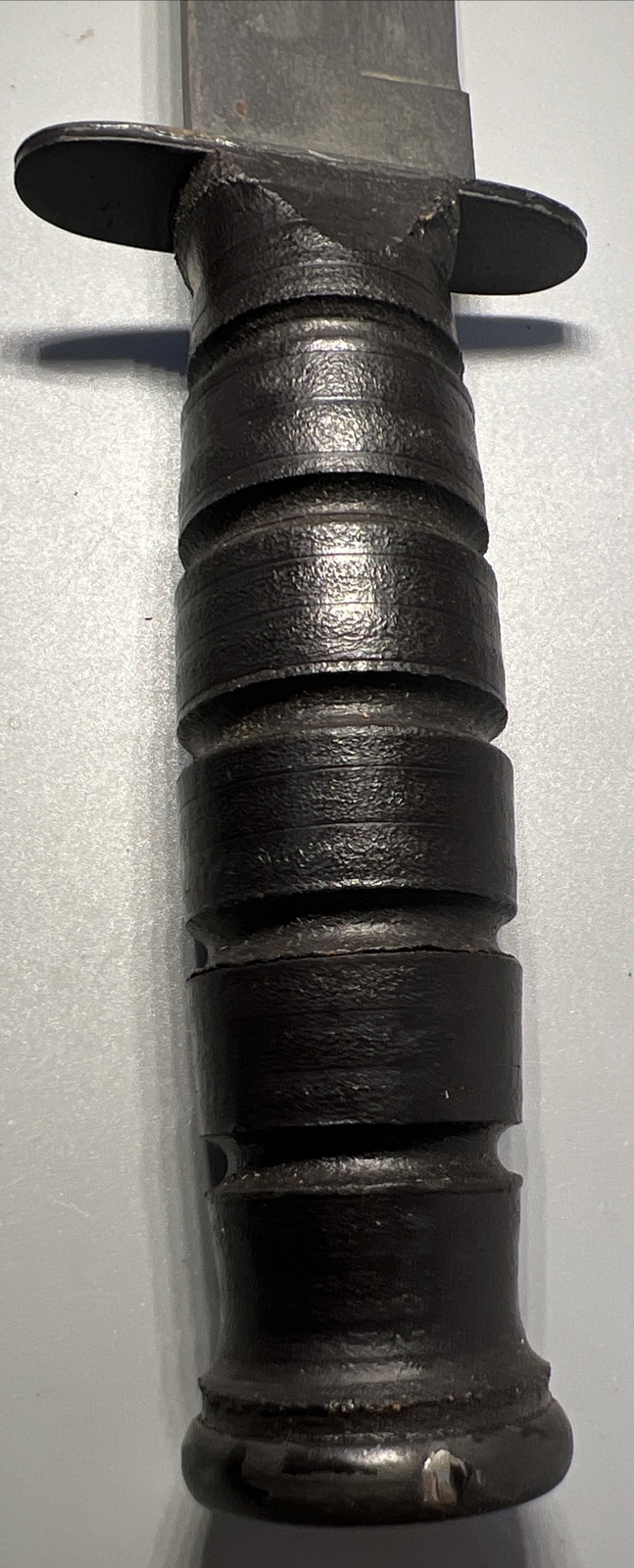 Camillus NY Fixed Blade Knife w/ Leather Sheath | USMC Military Style ...