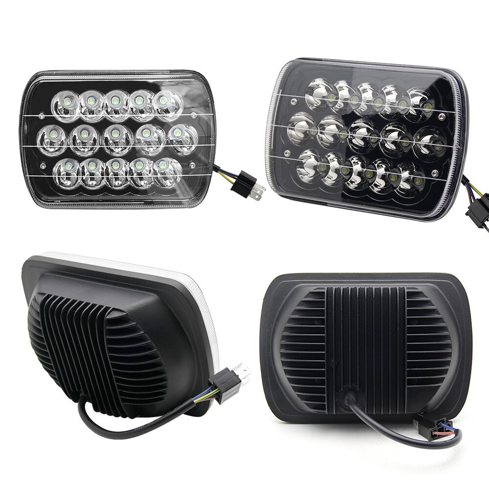 Pair 7x6inch Led Headlights For Chevy Express 1500 2500 3500 Astro ...