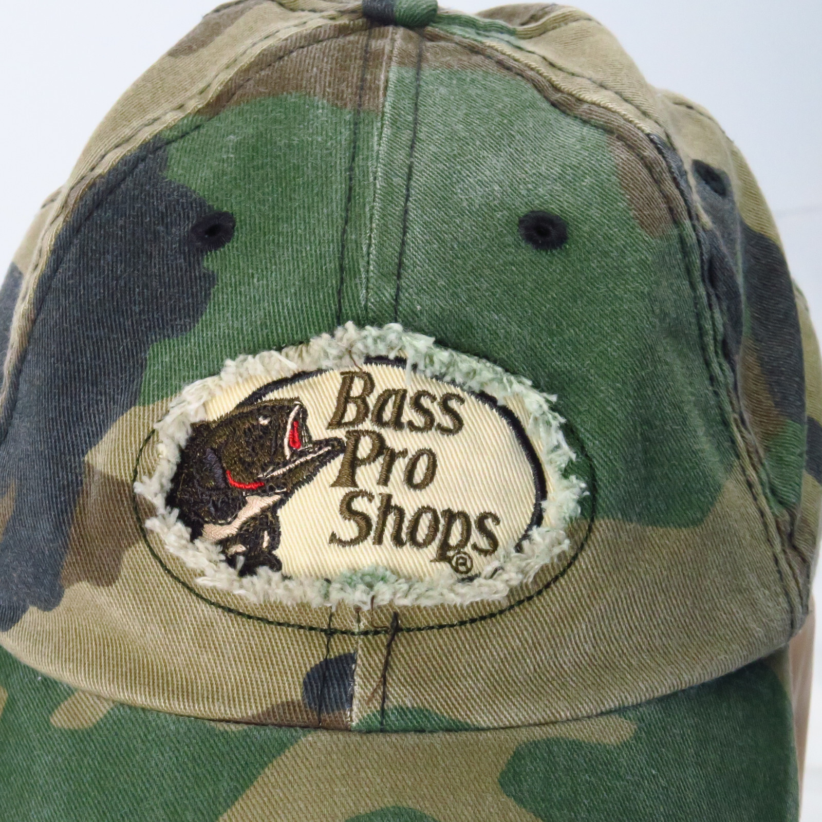 Redhead Bass Pro Shops Distressed Woodland Camo Strap… - Gem