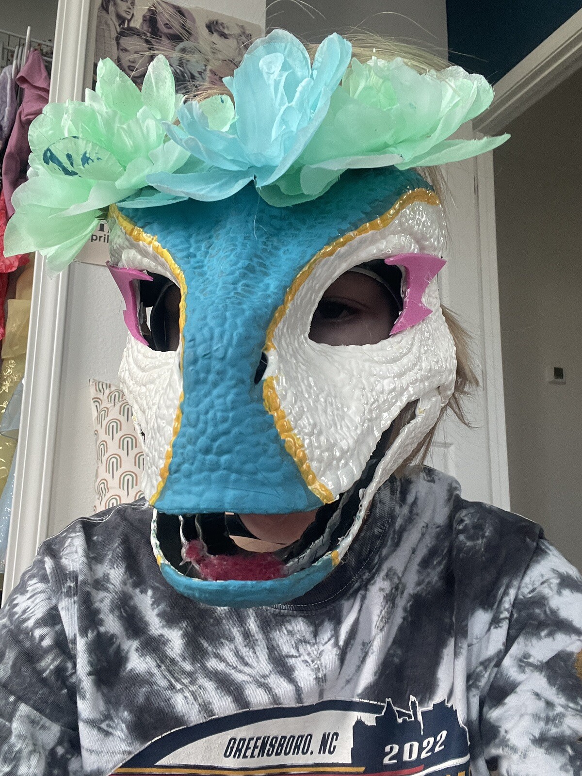 dino mask raptor fursuit - Gem