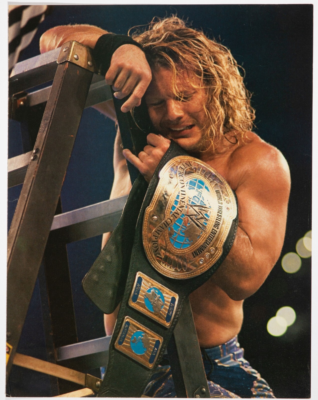 Chris Jericho Trish Stratus Victoria Original 8x10.5 Magazine Page WWE ...