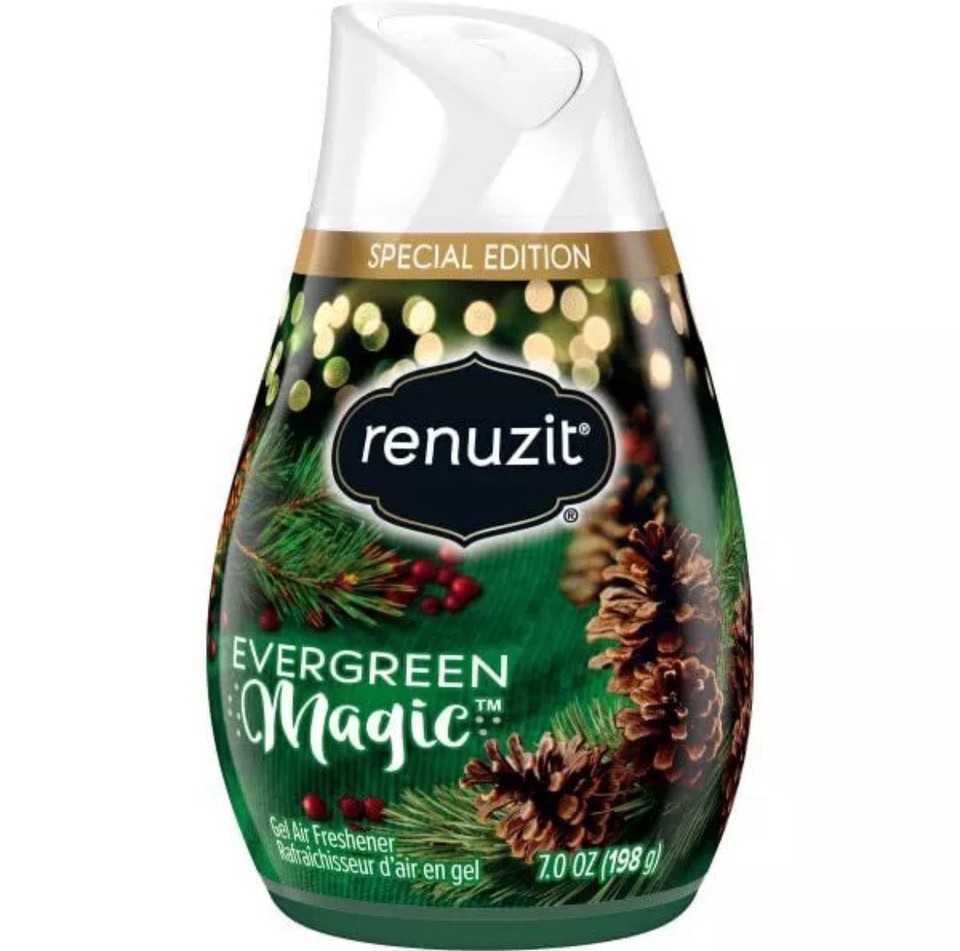 Renuzit Evergreen Magic Air Freshener Cone 12 Pack 7 Ounce Adjustable ...