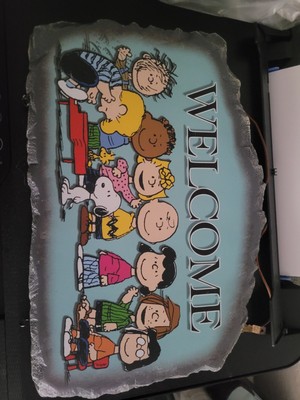 Lot of 16 Bradford Exchange Peanuts Gangs Welcome Sign | eBay