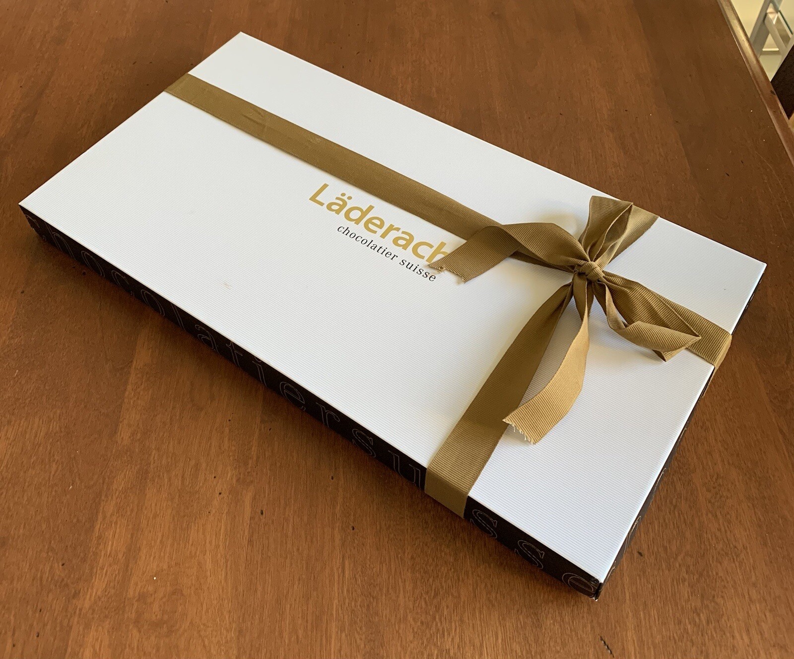 Läderach chocolatier Suisse empty box only 17x9x1” | eBay