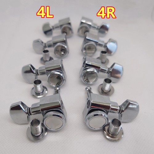 4L 4R Guitar Locking String Machine Heads Tuners Tunning Pegs Set No ...
