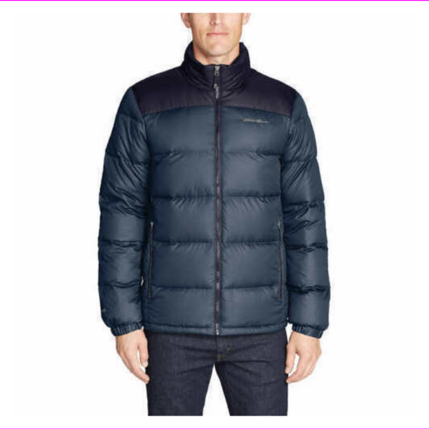 Eddie Bauer Classic EB650 Down 2.0 Jacket 650 FILL- In Black or Blue ...