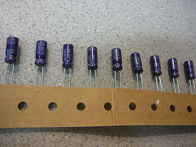 LUXON CAPACITOR Aluminum Electrolytic Radial 100uF 10V 20% **NEW** Qty ...