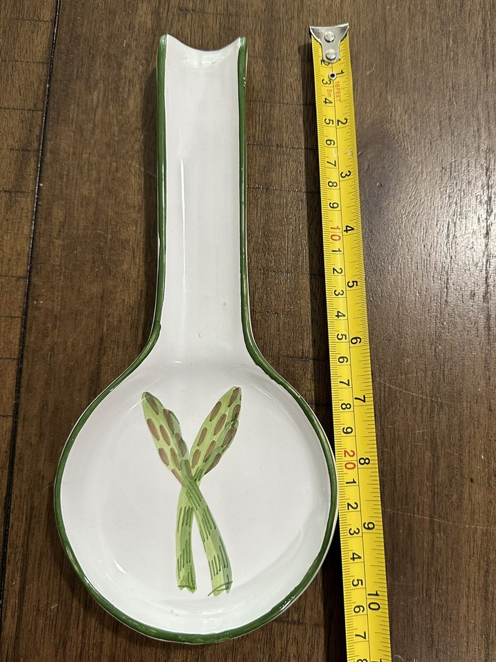 Vintage Hand Painted Florence Italy Pottery Spoon Rest Maioliche IL ...