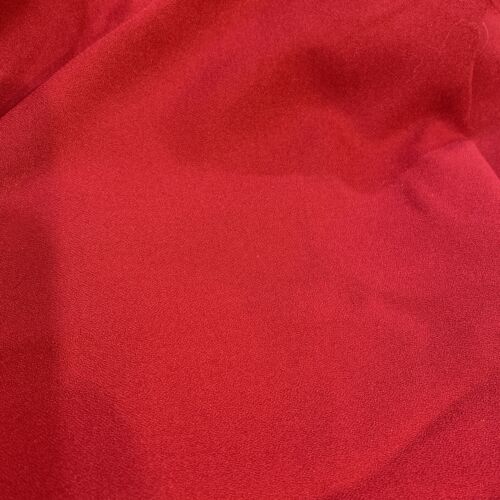 NEW 1 YARD RED POLYESTER RAYON CHALLIS FABRIC 36 X 50 | eBay