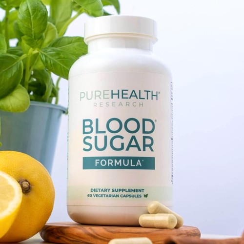 Pure Health Research Blood Sugar Formula 60veg Caps |new| and Sealed ...