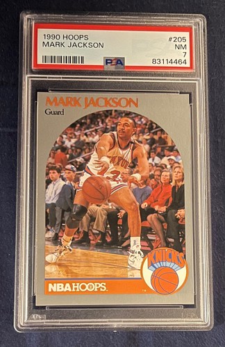 1990-1991 NBA Hoops Mark Jackson Knicks Card #205 w/ Menendez Brothers ...