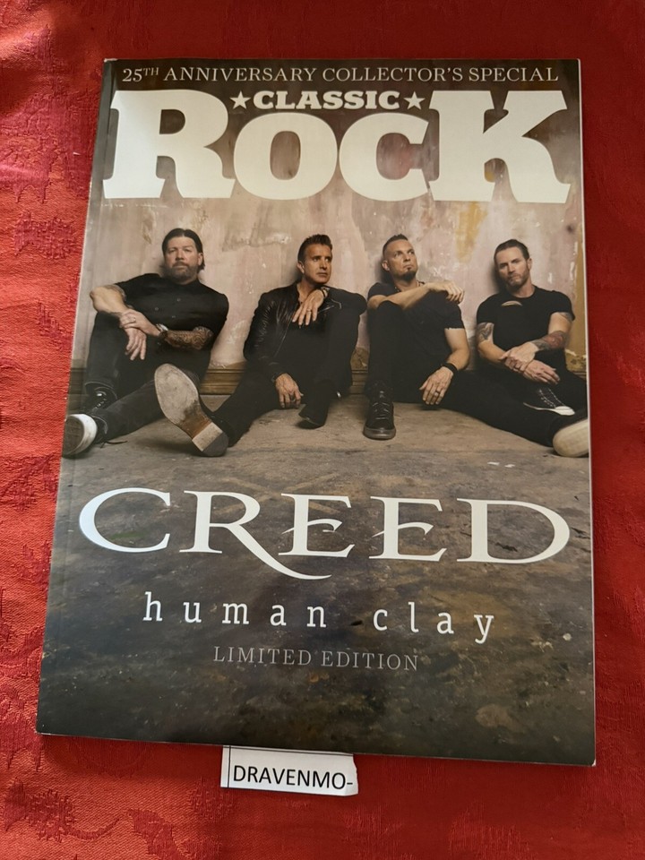 Creed signed summer of 99 tour setlist + photo/magazine Scott Stapp ...
