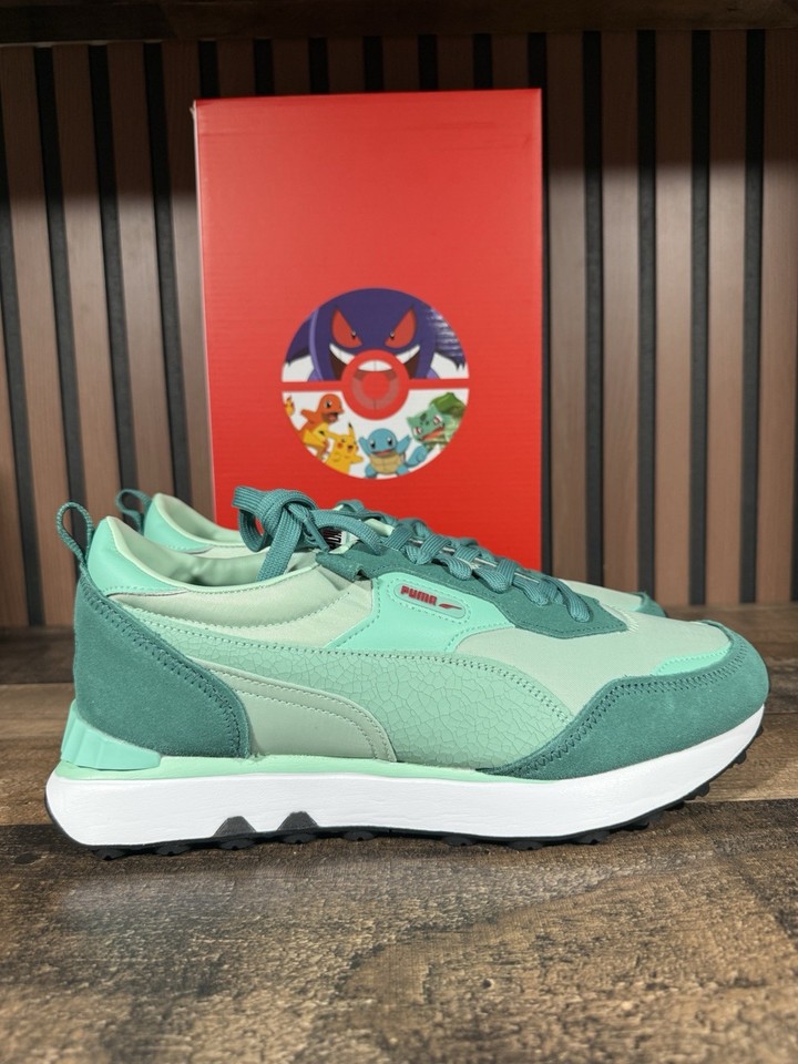 Pokémon x PUMA Rider FV Bulbasaur Size 10.5 – Limited Edition – New in ...