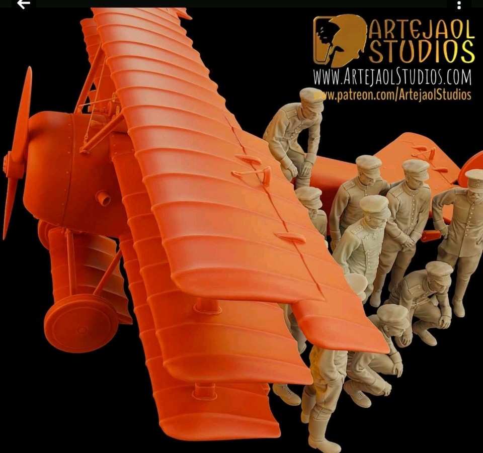 Ww1 Red Baron Scene 1/35th High Detail 3d Printed Models | eBay