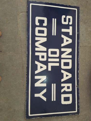 PORCELAIN STANDARD ENAMEL SIGN 40 INCHES DOUBLE SIDED | eBay