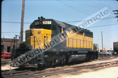Orig. Slide Chicago & Northwestern CNW 927 Ex-CGW EMD SD40 Proviso ILL ...