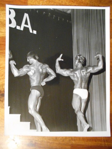 Vintage STEVE DAVIS bodybuilding muscle b & w contest ORIGINAL photo 8 ...