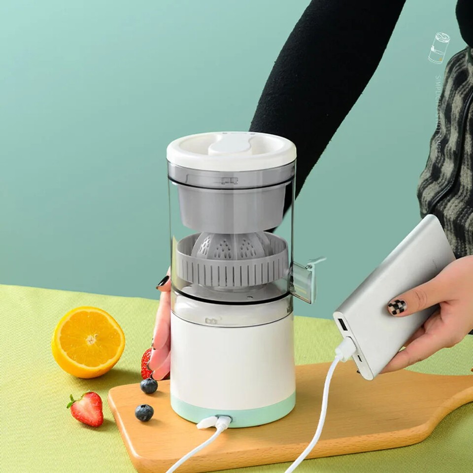 Portable USB Mini Electric Juicer Mixer Extractors Rechargeable Blender ...