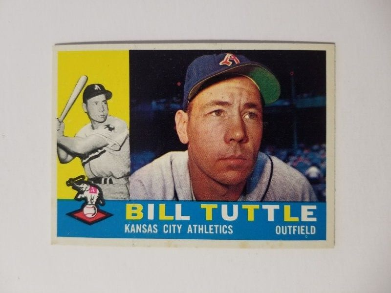 BILL TUTTLE 1960 TOPPS BASEBALL CARD #367 KANSAS CITY ATHLETICS | eBay