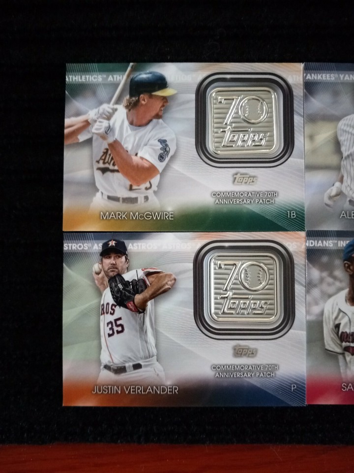 2021 Topps Update Anniversary Patch Card Lot 5 cards Paige McGuire ...