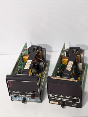 Lot of 2 Barber-Colman 180 temperature controllers, no cover, presumed ...