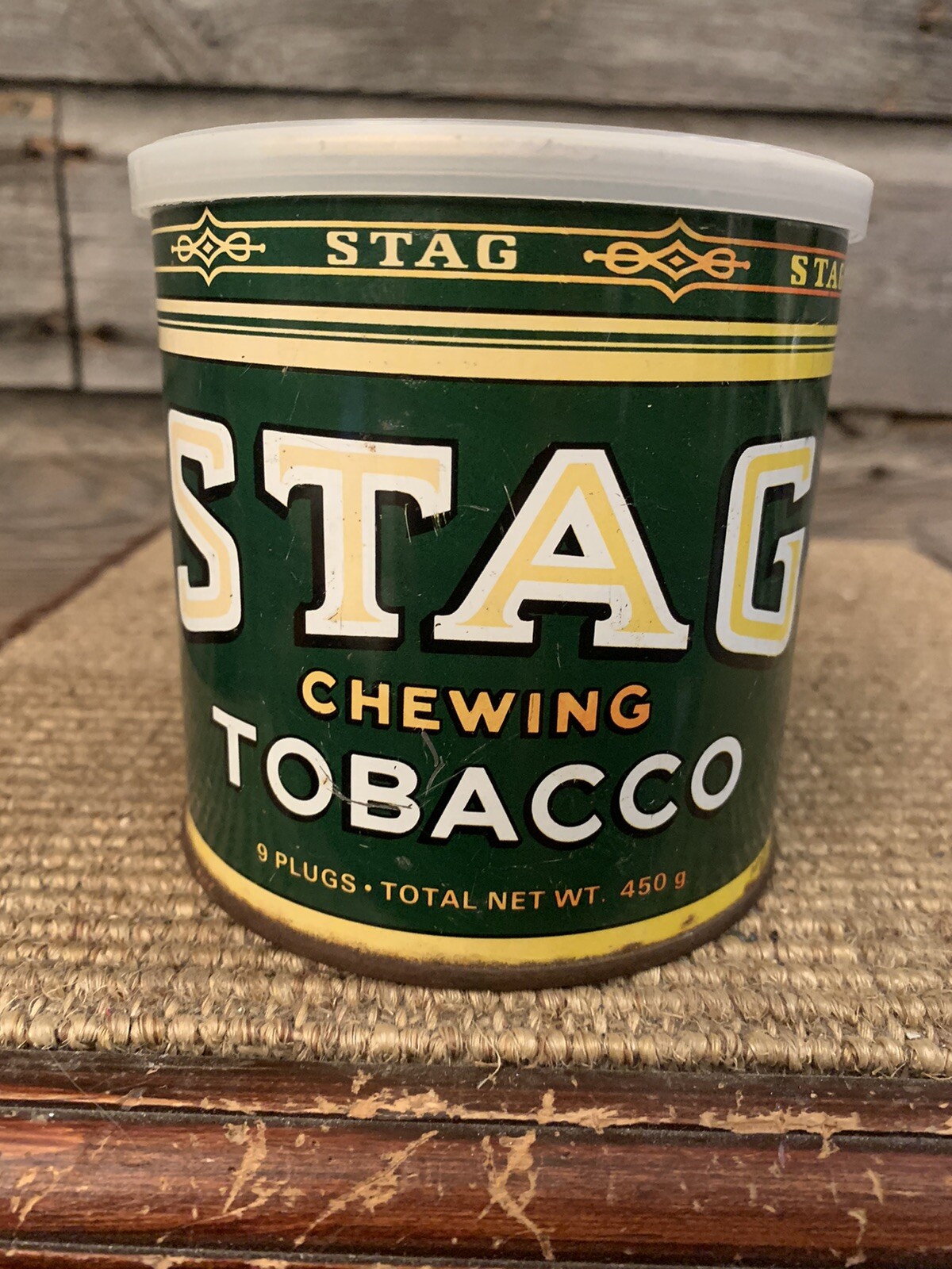 Vintage Stag Chewing Tobacco Tin Imperial Tobacco Company | eBay