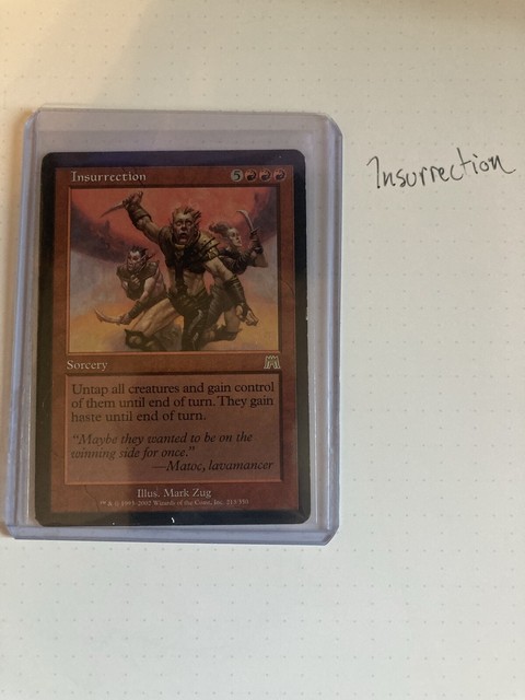 MTG Insurrection Onslaught 213/350 Regular Rare for sale online | eBay