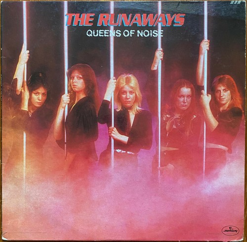 THE RUNAWAYS Queens of noise 1977 Original LP 70s Hard rock Punk Glam ...