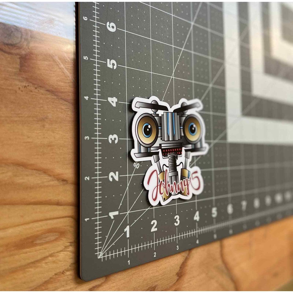 Short Circuit | Johnny 5 | No Disassemble | Vinyl Sticker | Vinyl Decal ...