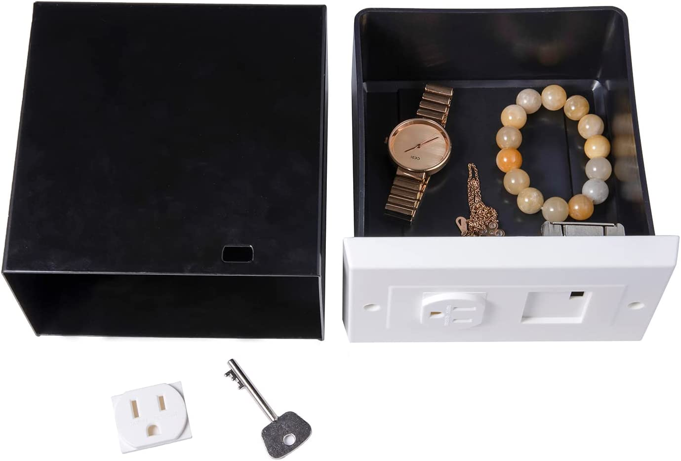 Outlet Wall Safe Security Secret Hidden Box Covert Hidden Safe as the ...
