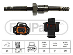 Fuel Parts EXT319 Exhaust Gas Temperature Sensor for sale online | eBay UK
