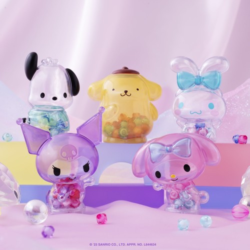 Sanrio Characters Crystal Cot Mini Figure My Melody Kuromi Cinnamoroll ...
