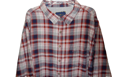Mens Club Room Multi Color Plaid Big & Tall Heavy Duty Shirt Jacket SZ ...