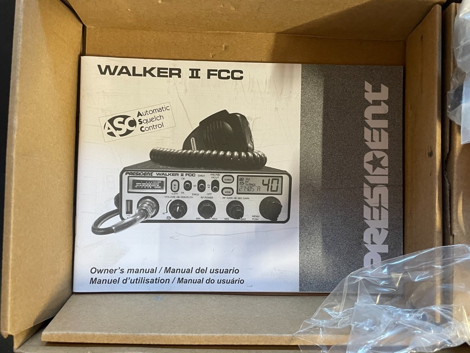 PRESIDENT ELECTRONICS WALKER II FCC | eBay