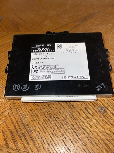 Chassis Smart Key Computer Control Module 89990-33160 Fits 2010 Lexus ...