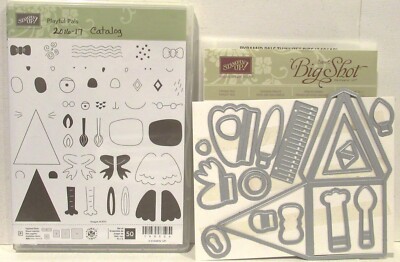 Stampin Up PLAYFUL PALS Stamps & PYRAMID PALS Thinlits Dies NEW Frog Elephant | eBay